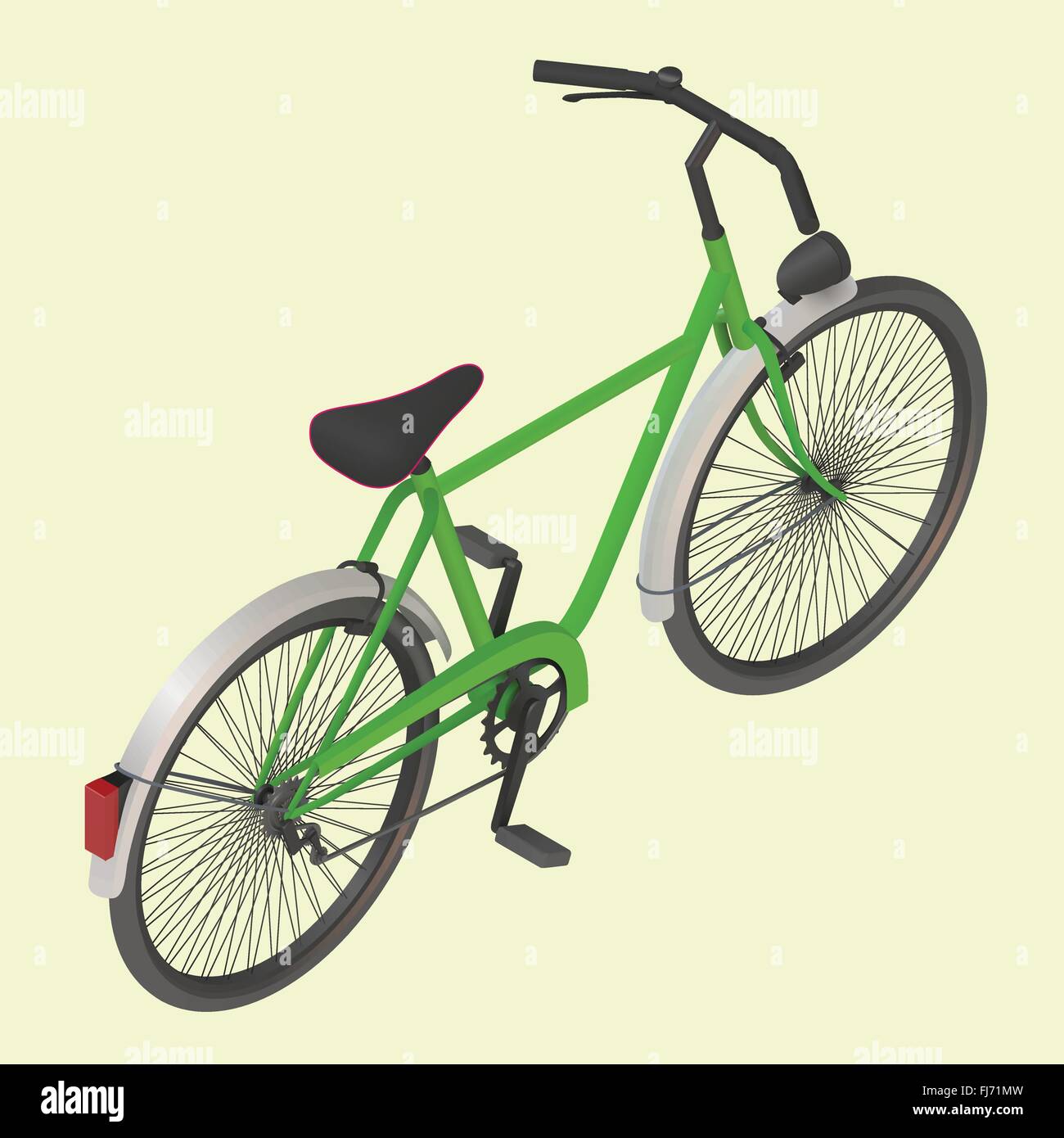 Bicycle Vector isometric illustration Stock Vector Image & Art - Alamy