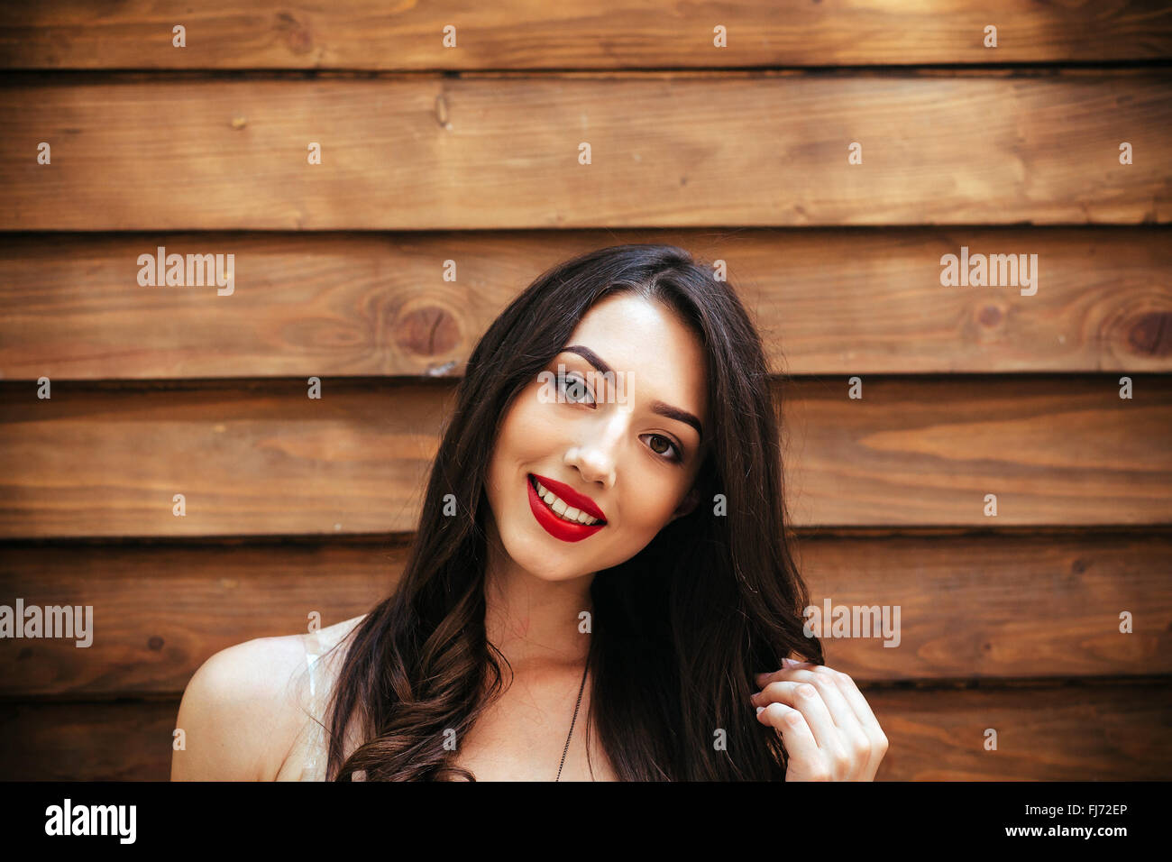 beautiful girl poses for camera Stock Photo - Alamy