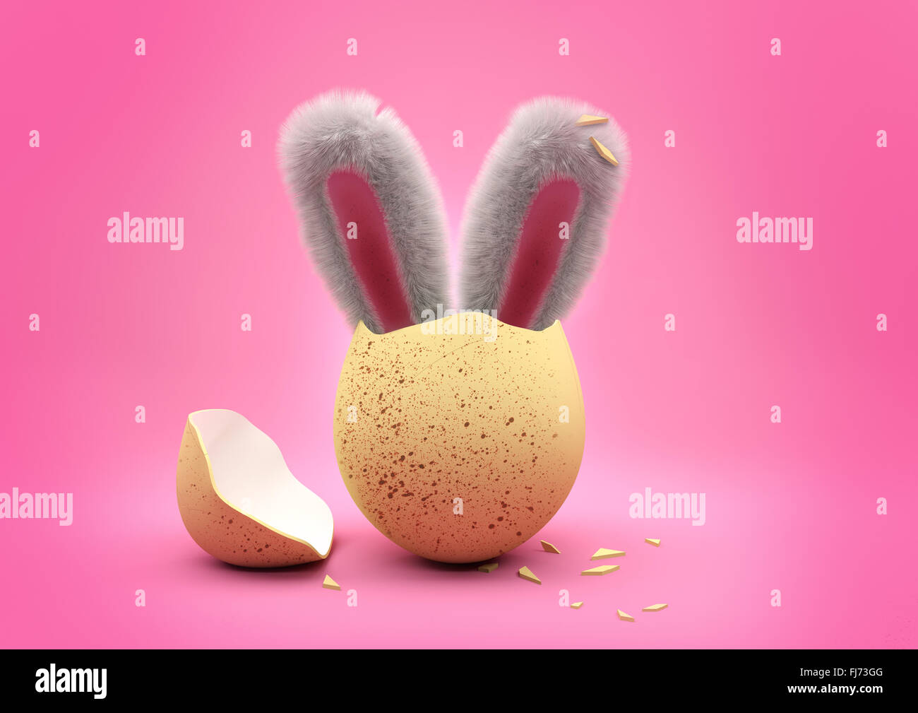 Fluffy easter bunny hi-res stock photography and images - Alamy