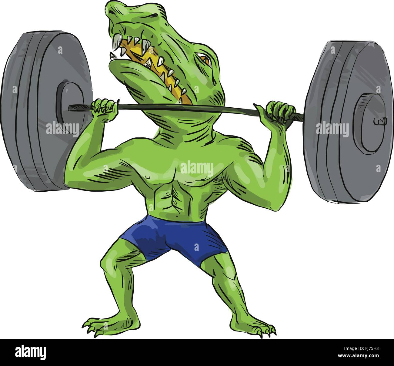 Egyptian sobek crocodile Stock Vector Images - Alamy