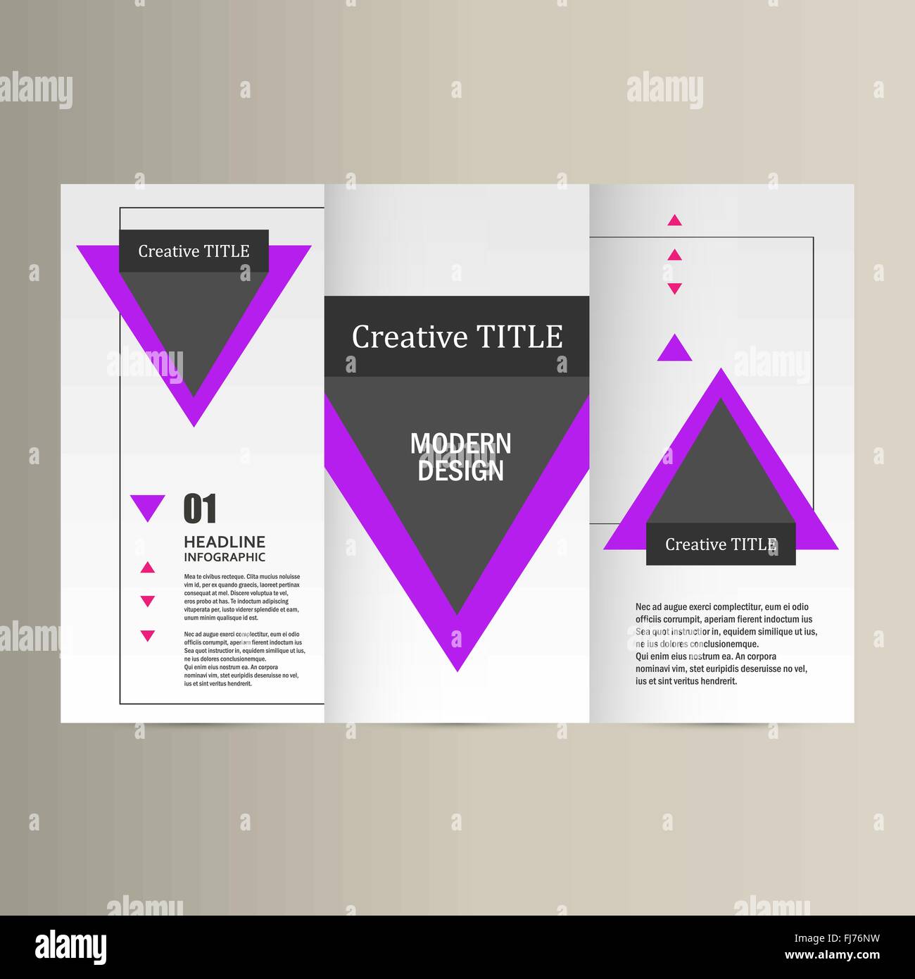Vector brochure layout design template Stock Vector Image & Art - Alamy