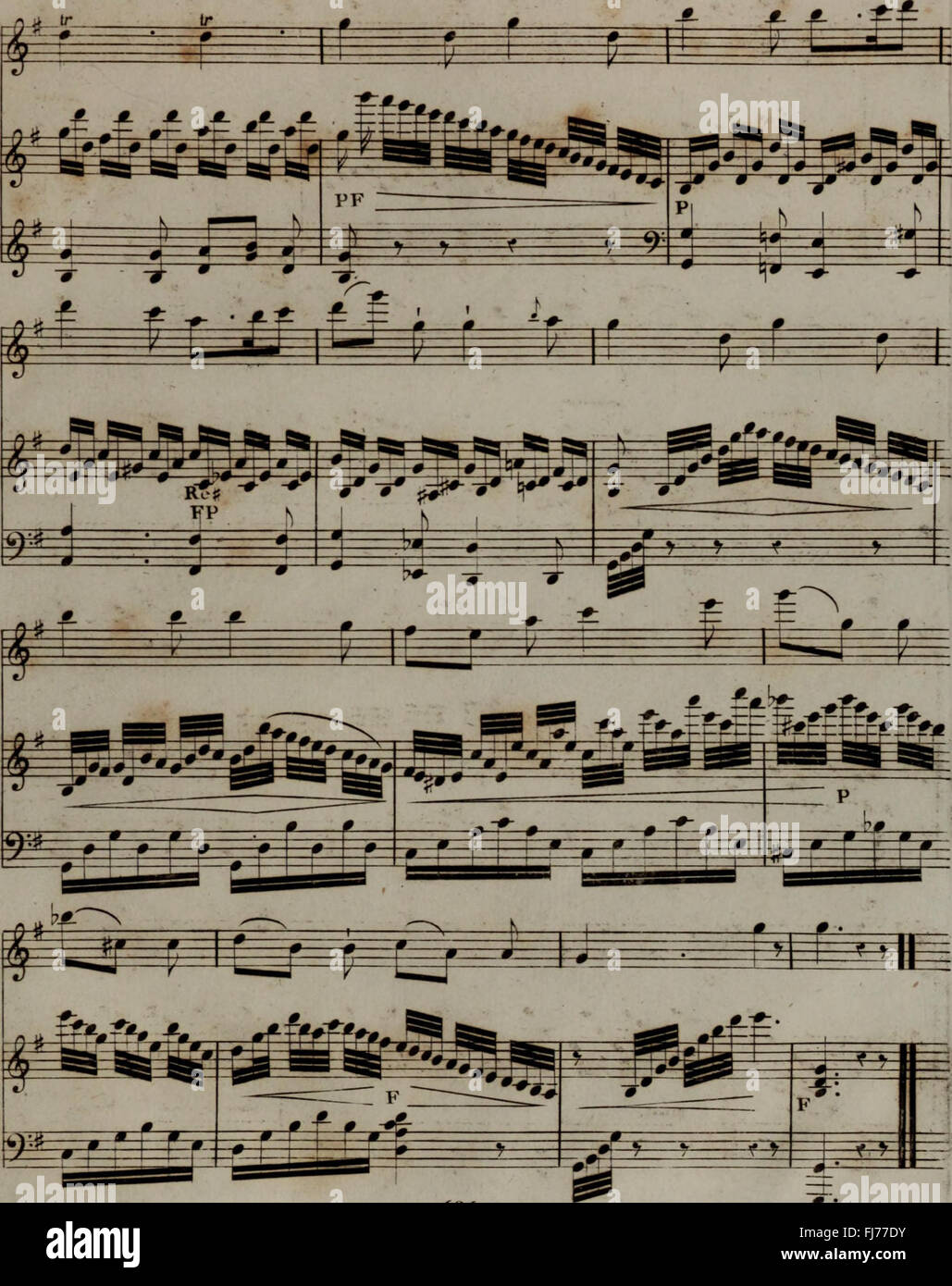 A collection of love-themed musical pieces for harp and flute from 1807 ...