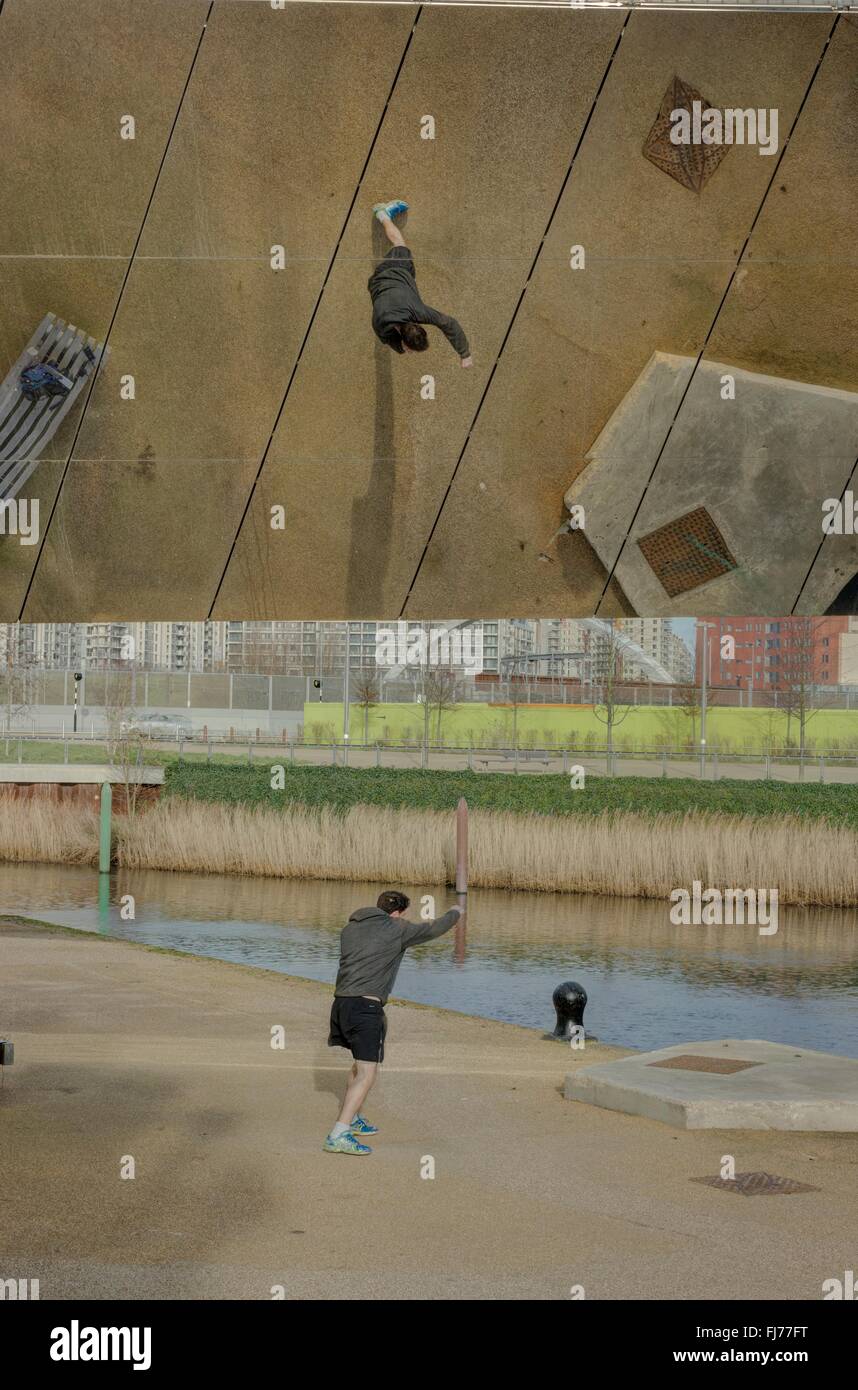 training in a park, boxing training outdoor training Stock Photo - Alamy