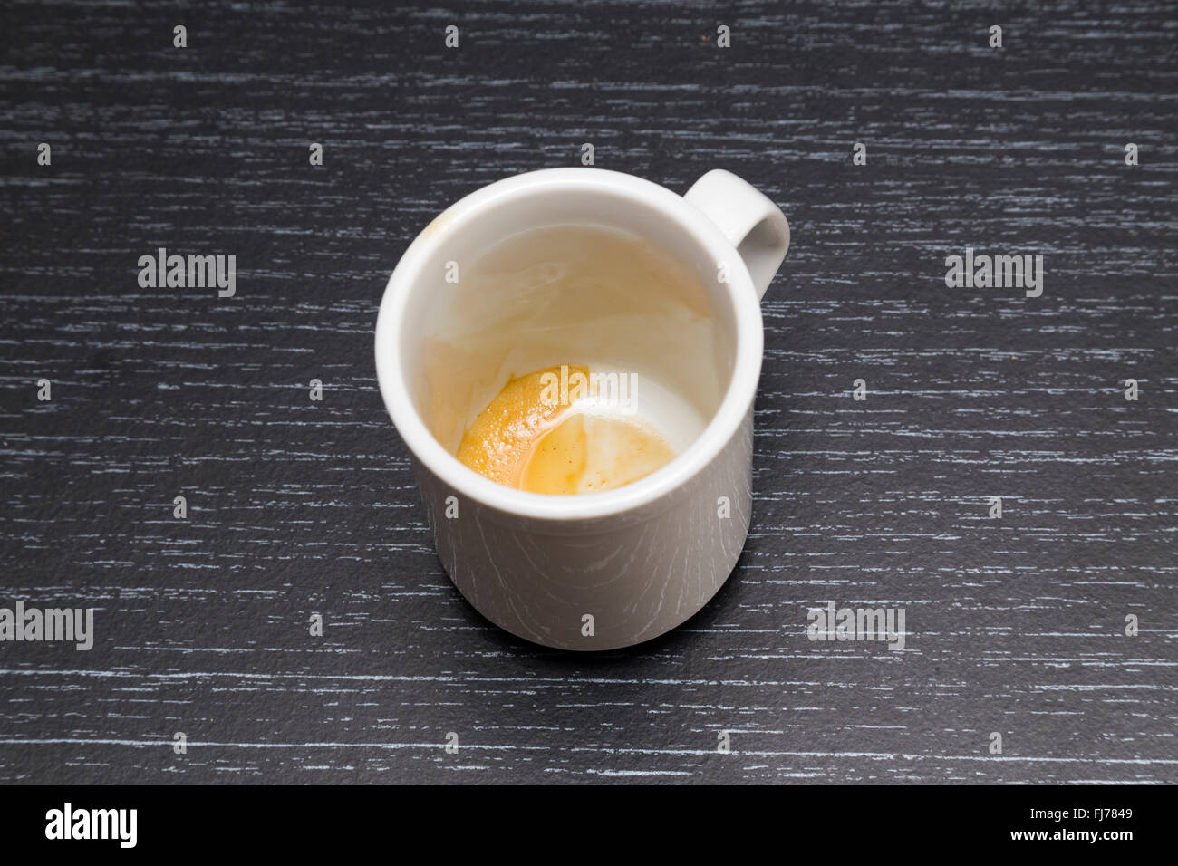 Empty cup of coffee Stock Photo - Alamy