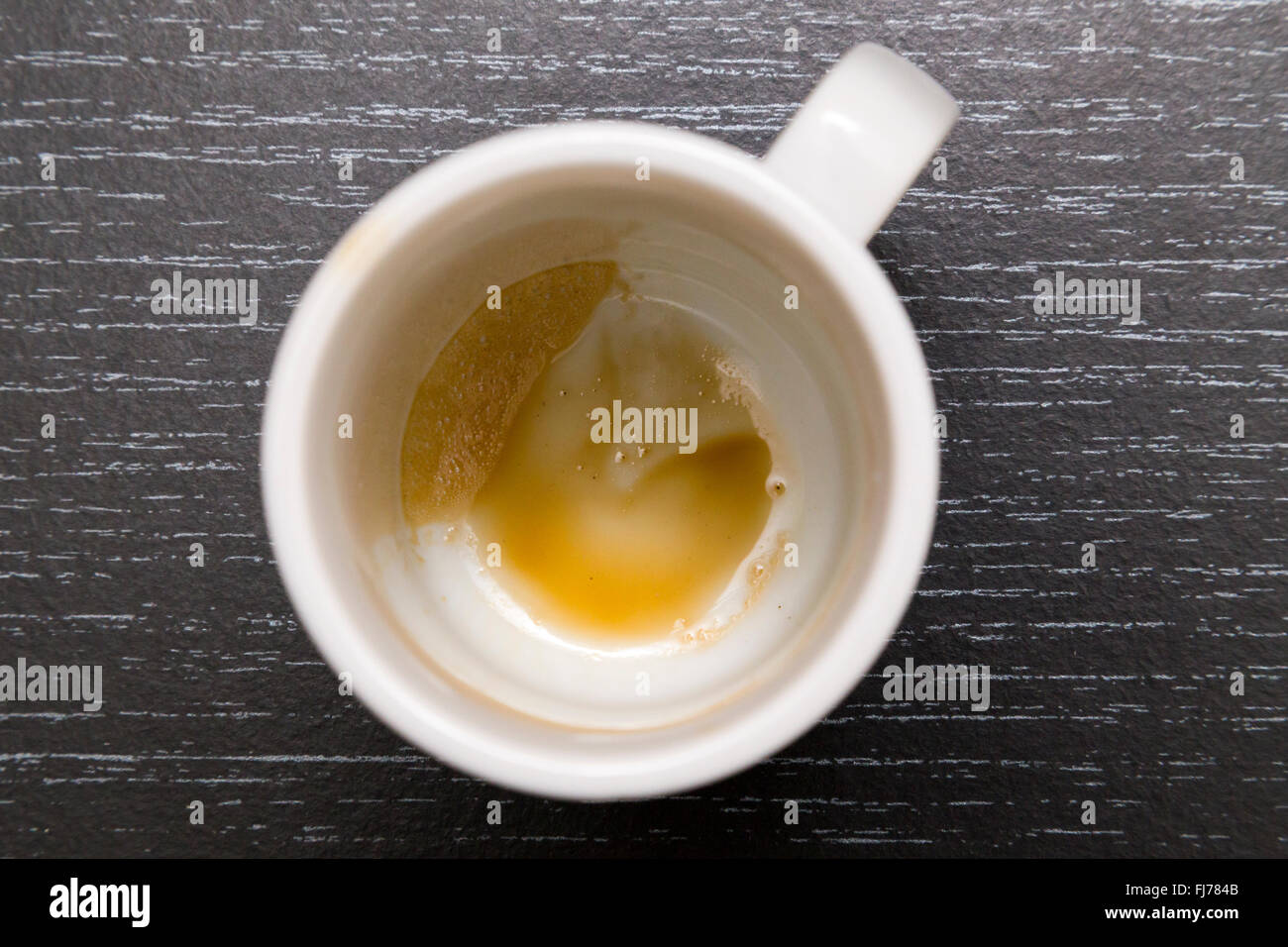 Empty cup of coffee Stock Photo - Alamy