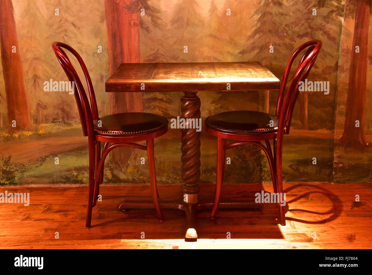Table for Two Stock Photo - Alamy