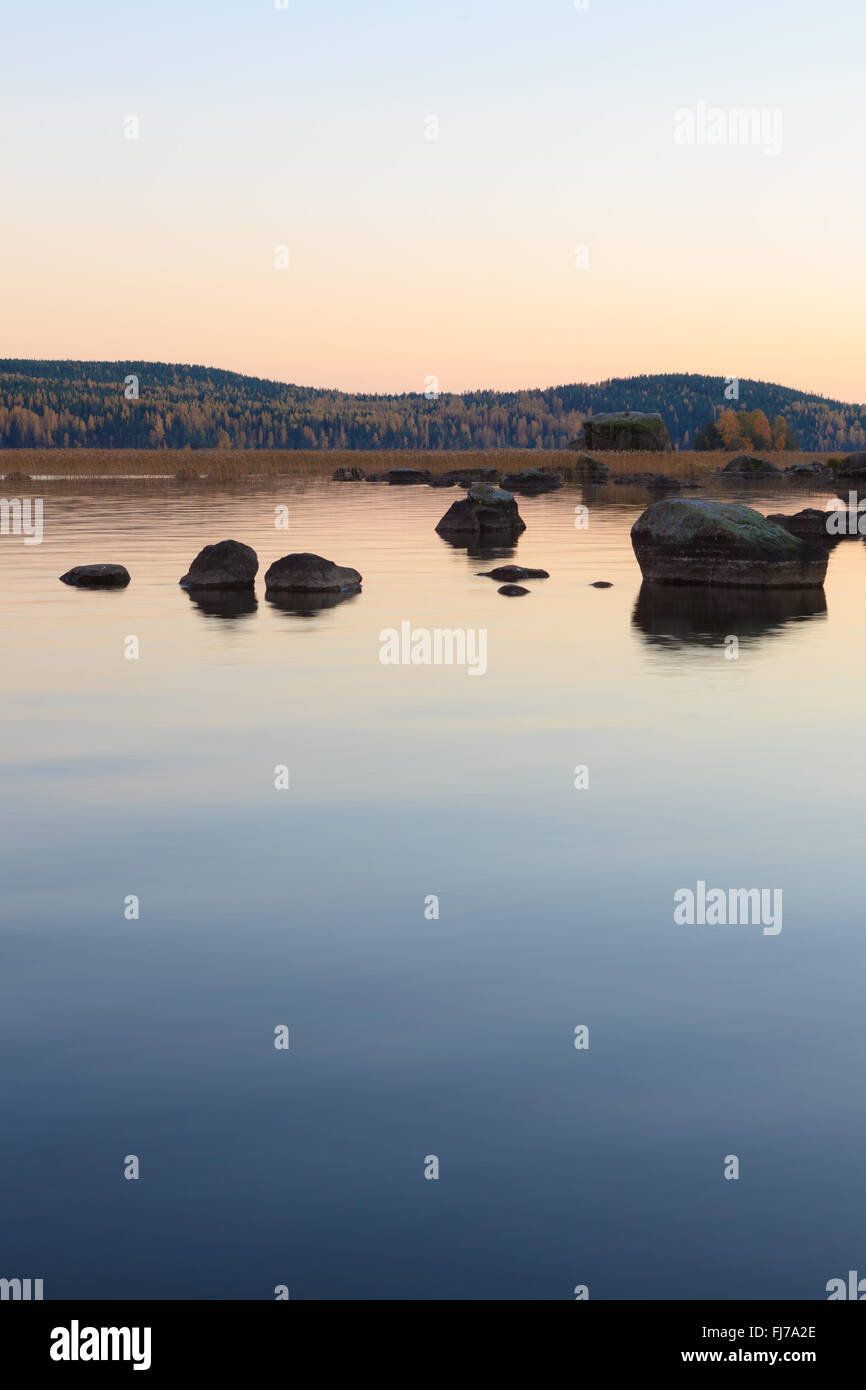 Beautiful twilight scenery rocks hi-res stock photography and images ...
