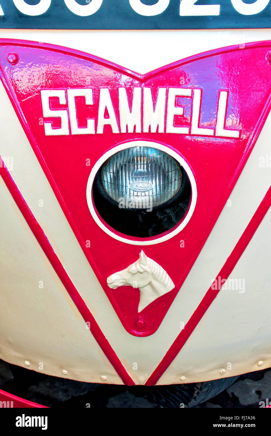 1964 Scammell Scarab three wheeler lorry at Tanfield Railway Stock ...