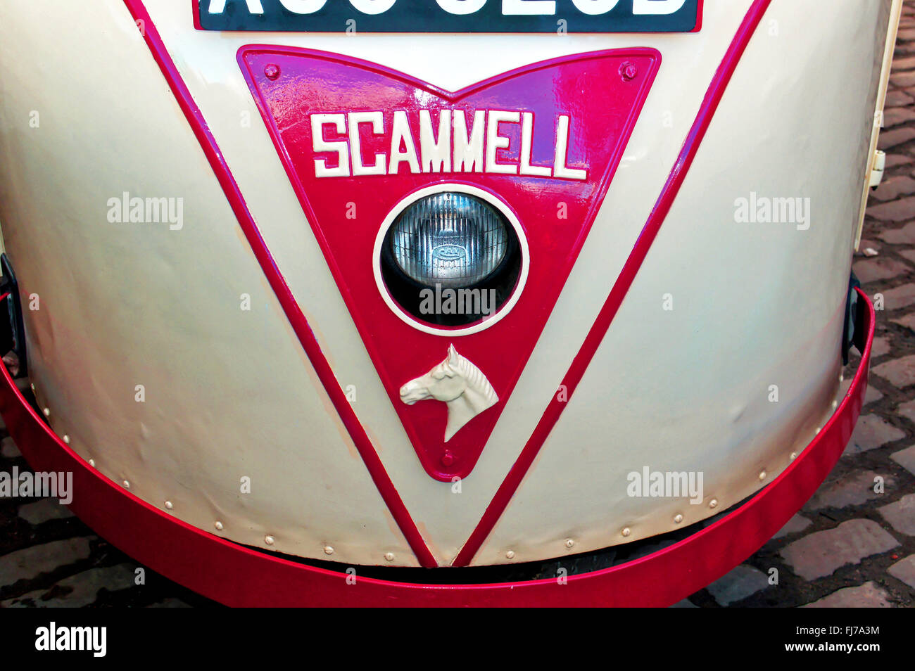 1964 Scammell Scarab three wheeler lorry at Tanfield Railway Stock ...