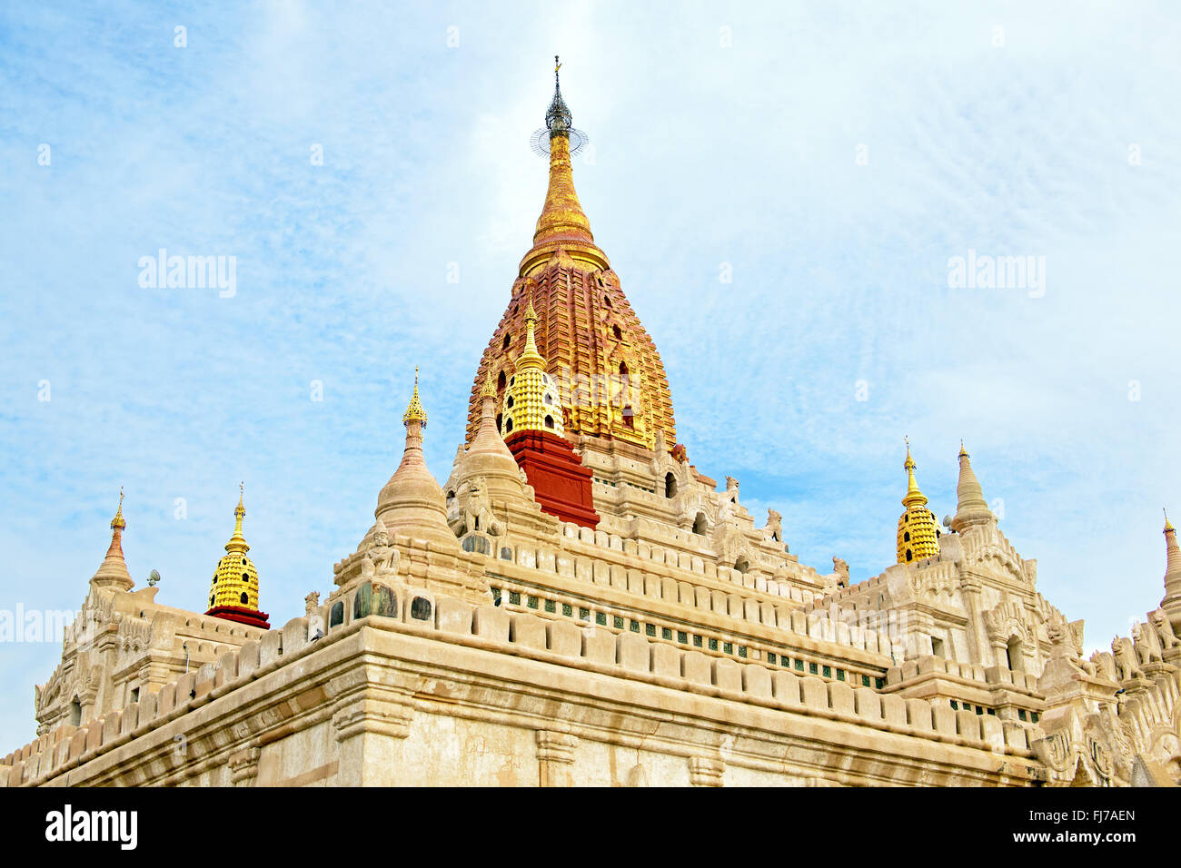 Ananda Temple in Bagan Myanmar Stock Photo - Alamy