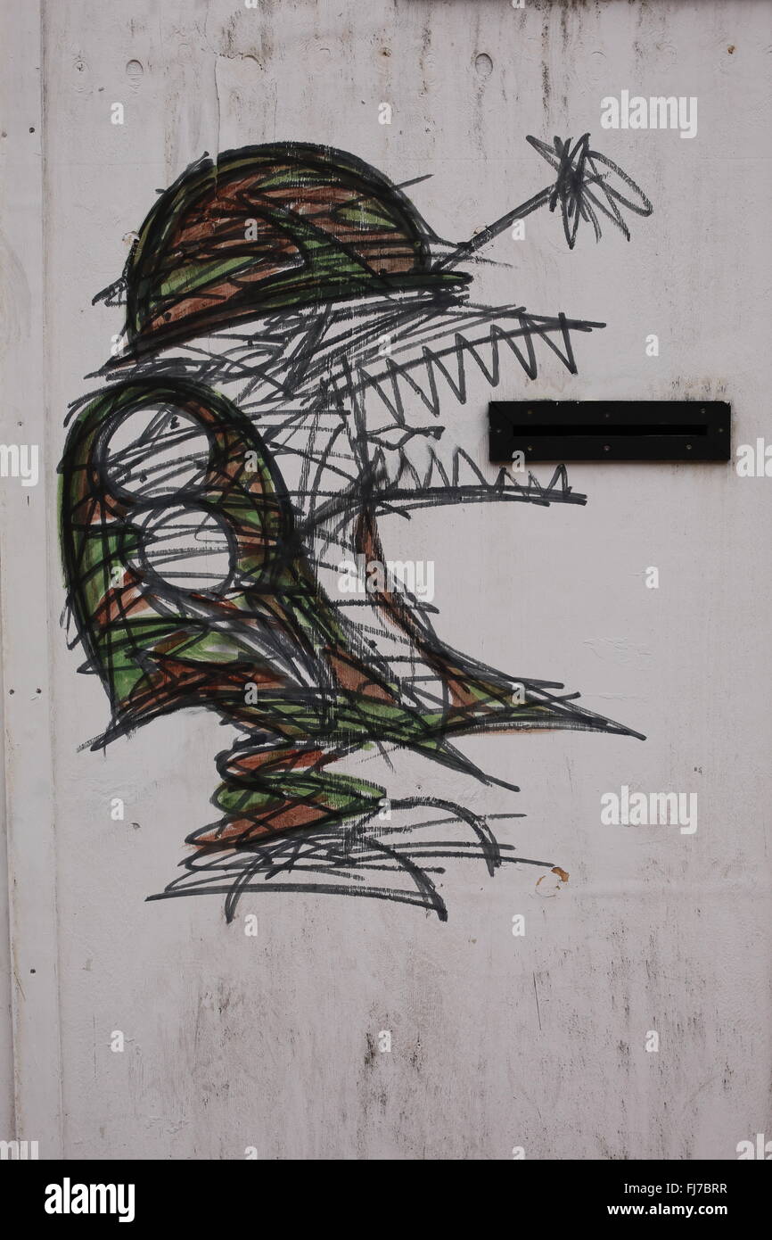 Street Art by Nathan Bowen Stock Photo - Alamy