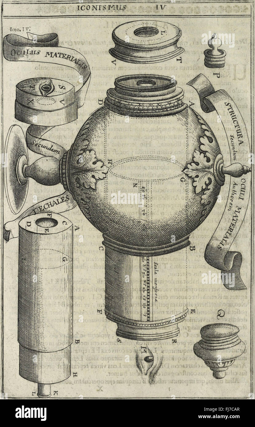 Oculus artificialis teledioptricus sive telescopium hi-res stock ...