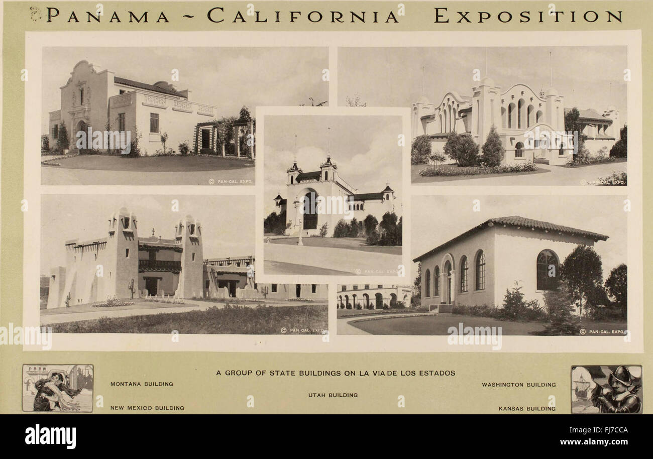 The 1915 Panama-California Exposition in San Diego showcased historical ...
