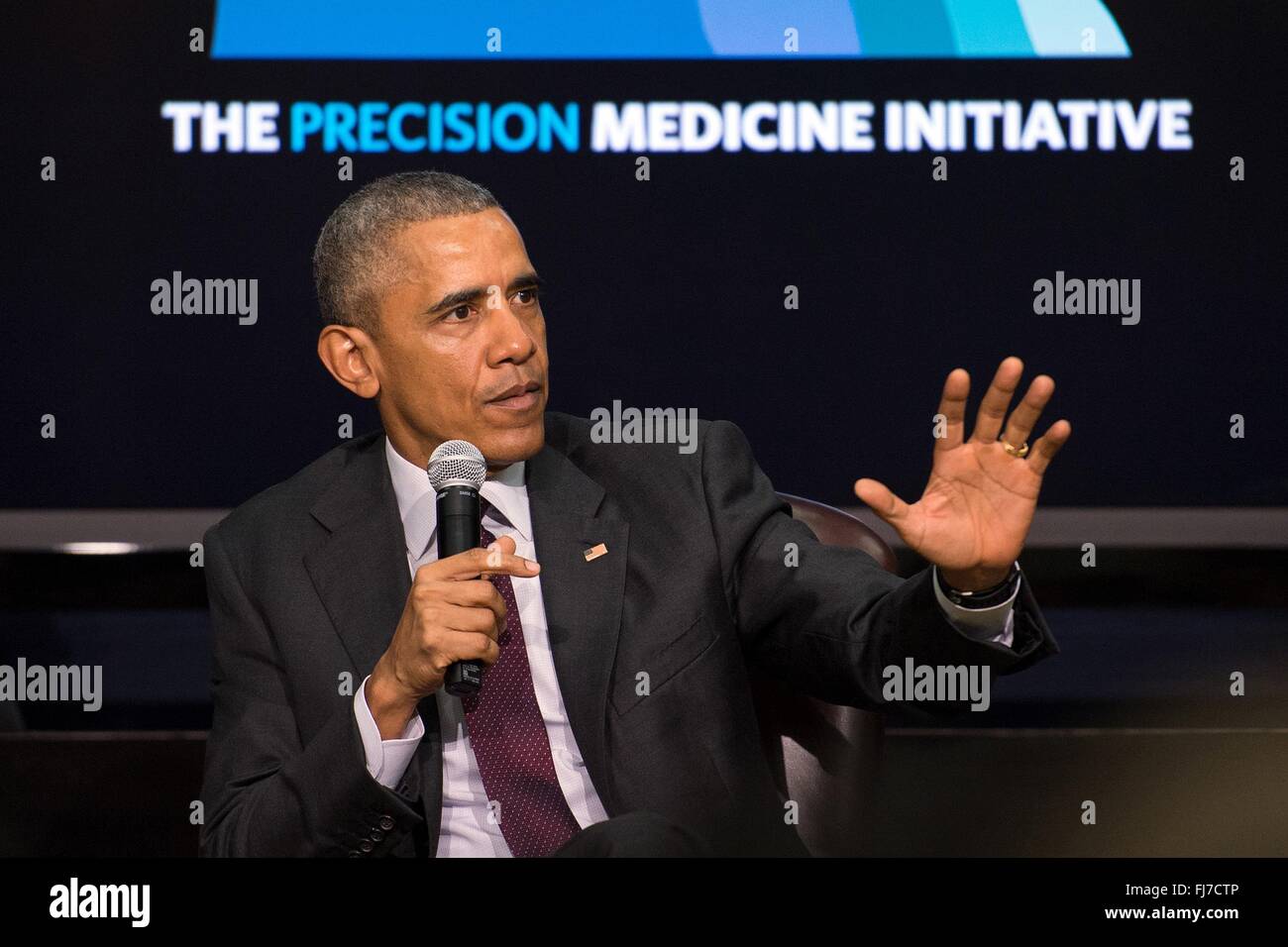U.S. President Barack Obama speaks during a panel discussion for the ...