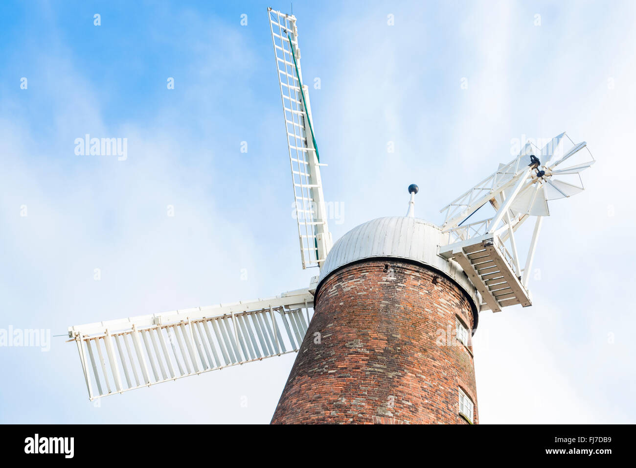 Fantail, cap and sails of a windmill. Green’s Mill, Sneinton ...