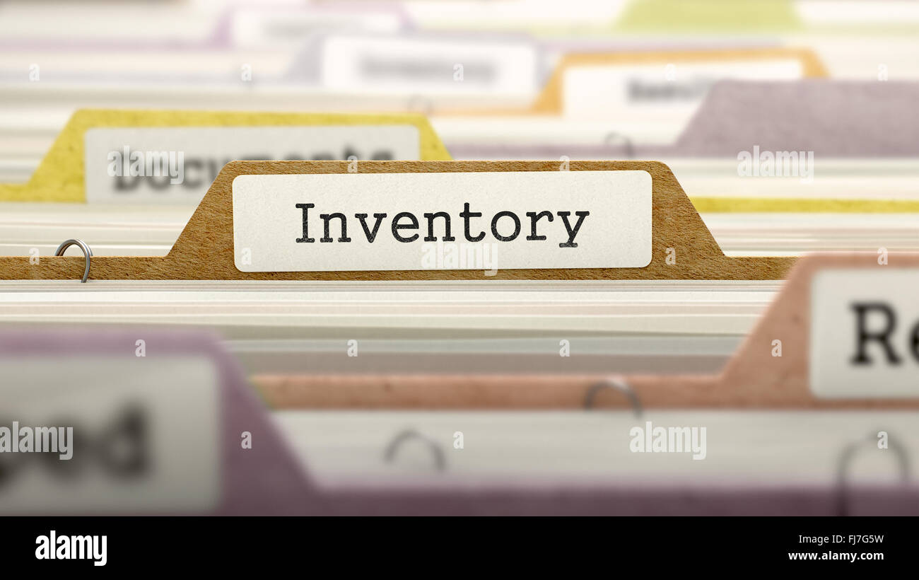 Inventory card hi-res stock photography and images - Alamy