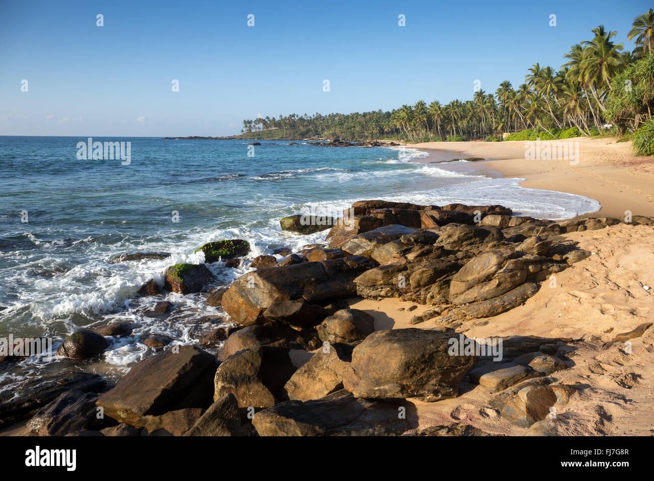 Goyambokka beach, Tangalle, Sri Lanka, Asia Stock Photo - Alamy