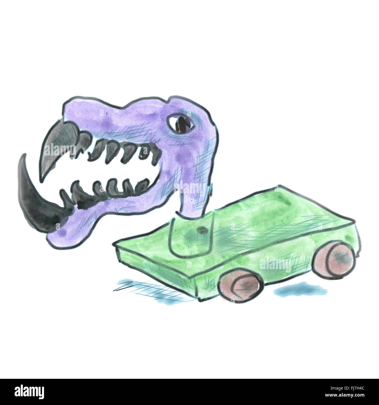 Monsters with fangs hi-res stock photography and images - Alamy