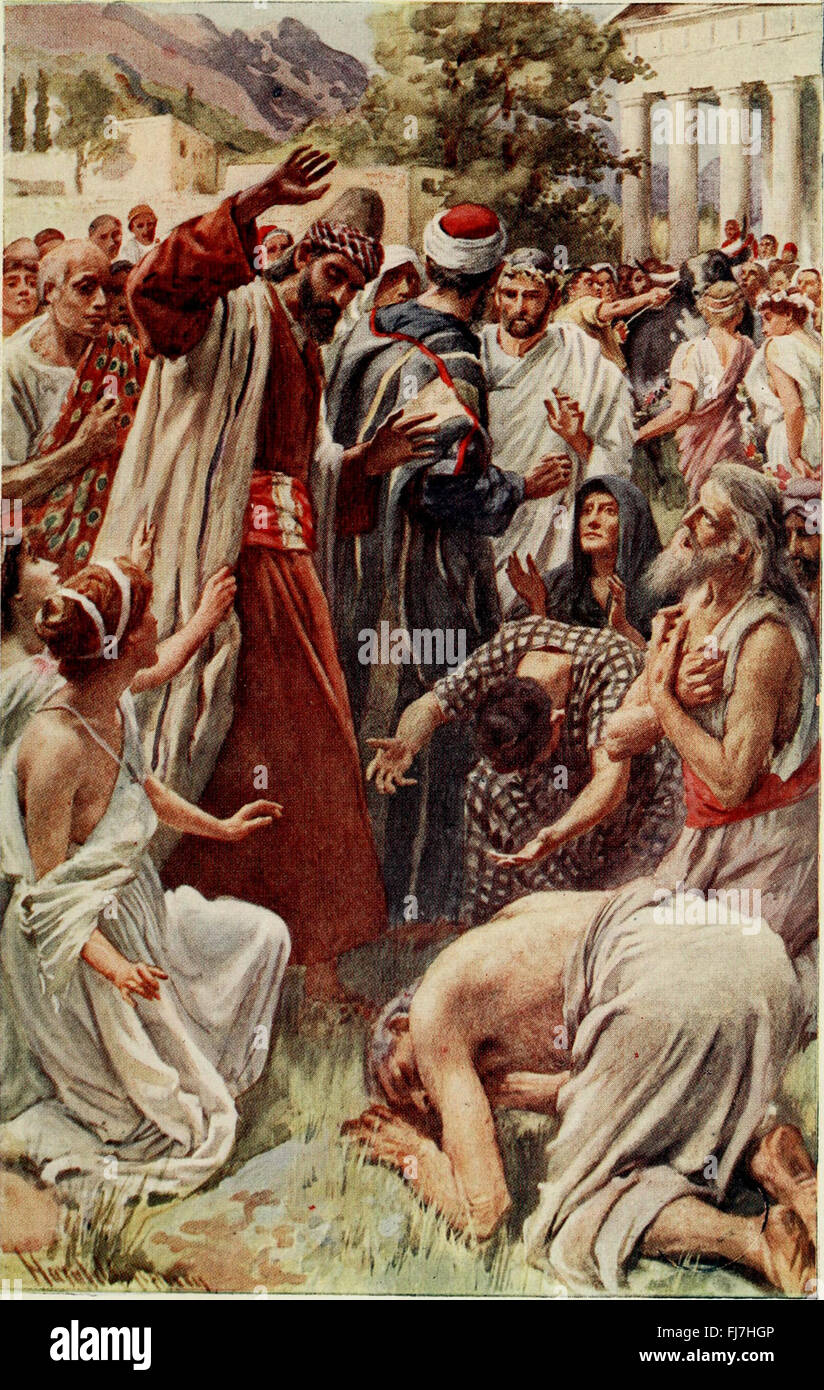 Illustrations and teachings from the life of St. Paul, highlighting key ...