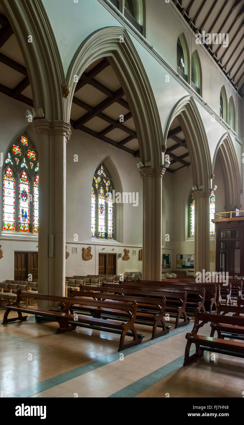 The Nave, Salford Cathedral, Chapel Street, Salford, Manchester, UK ...