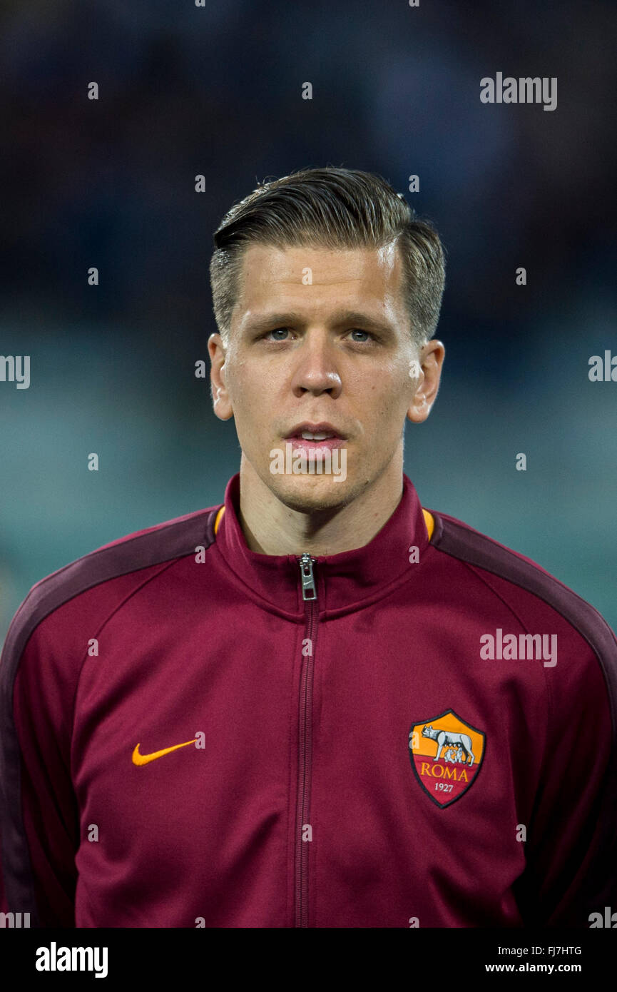 Empoli, Italy. 27th Feb, 2016. Wojciech Szczesny (Roma) Football/Soccer ...