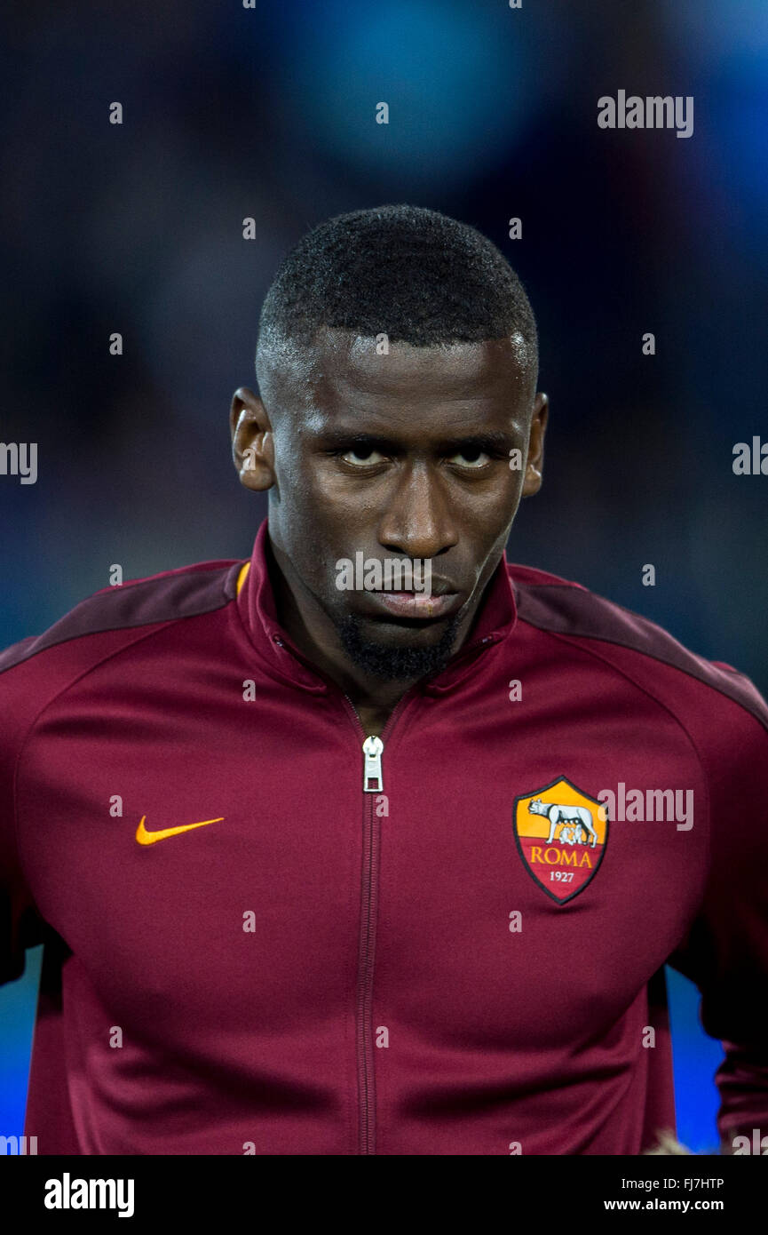 Empoli, Italy. 27th Feb, 2016. Antonio Rudiger (Roma) Football/Soccer ...