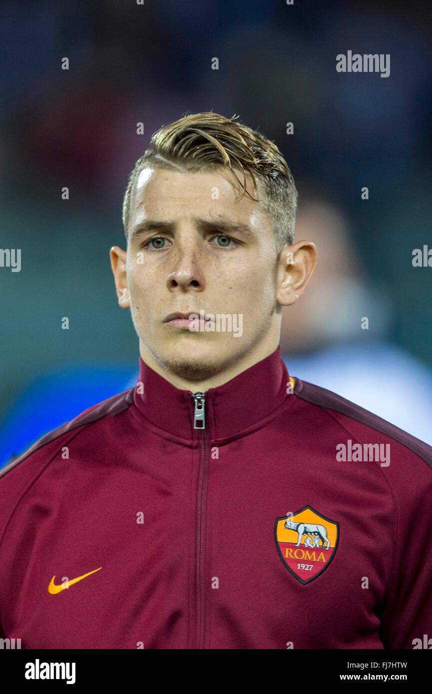 Empoli, Italy. 27th Feb, 2016. Lucas Digne (Roma) Football/Soccer ...