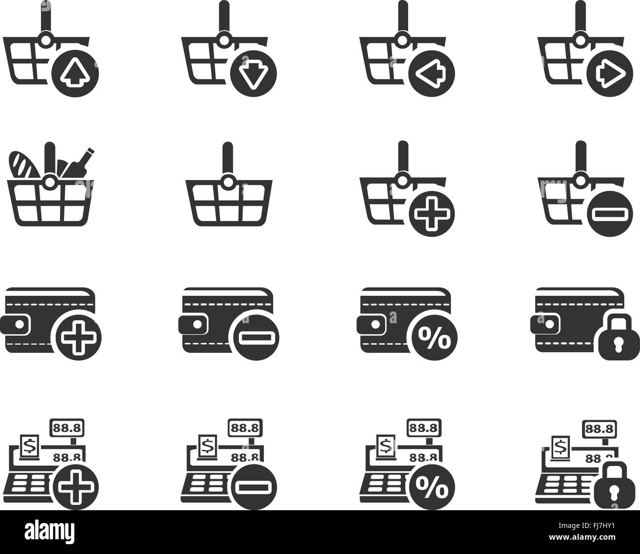 marketing and e-commerce icon set Stock Vector Image & Art - Alamy