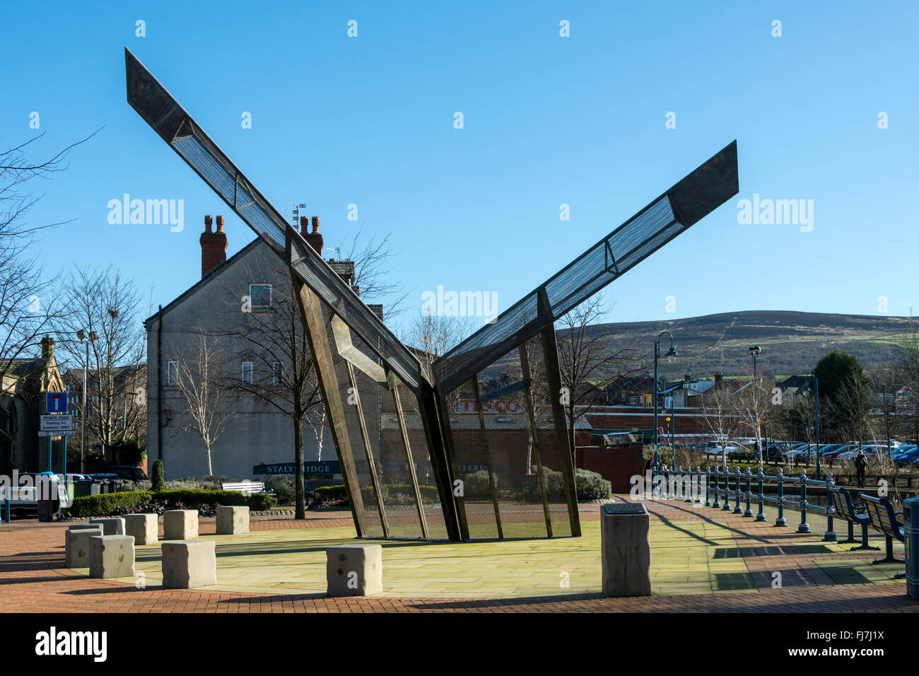 Armentieres square stalybridge hi-res stock photography and images - Alamy