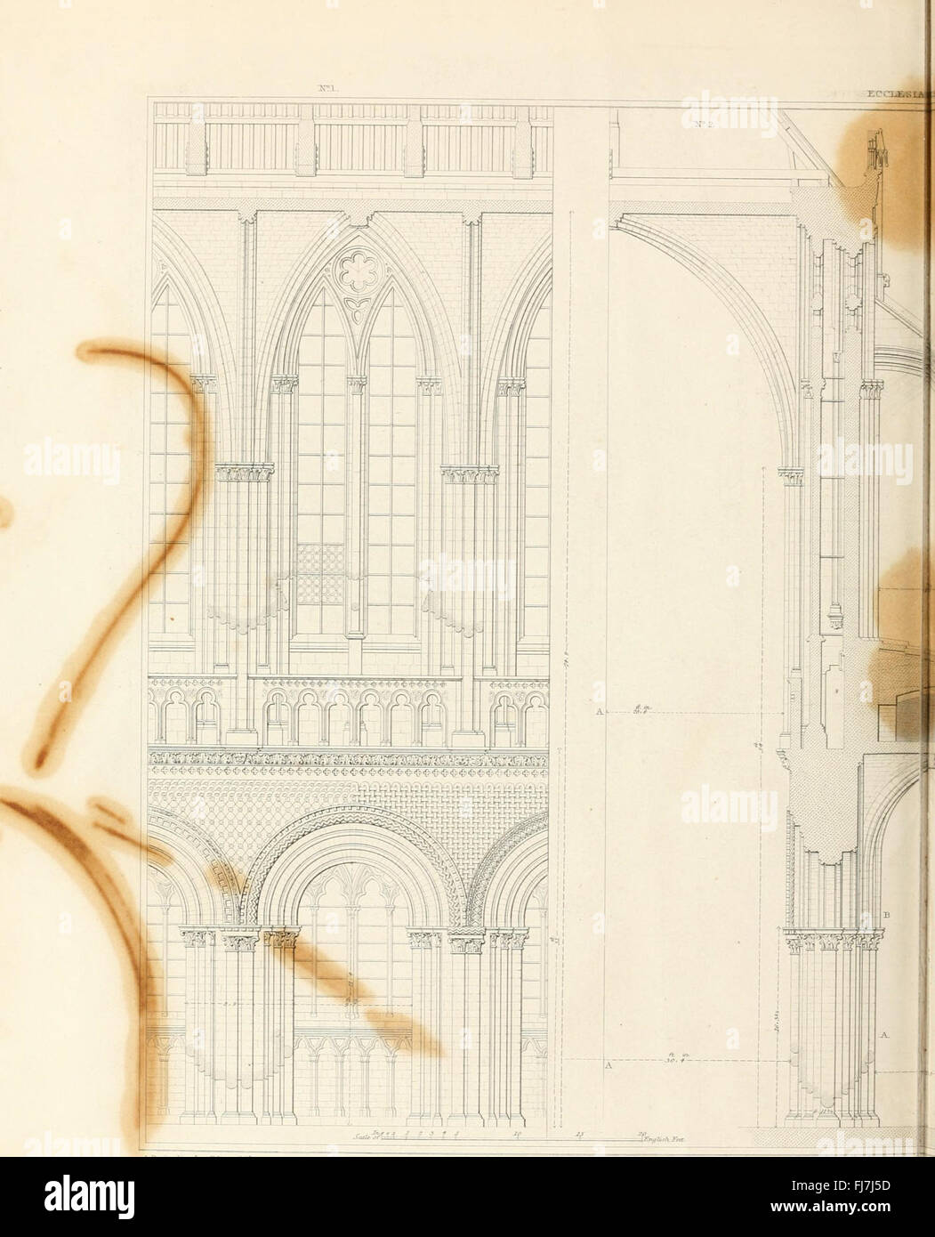 An engraved collection of architectural specimens from Normandy ...