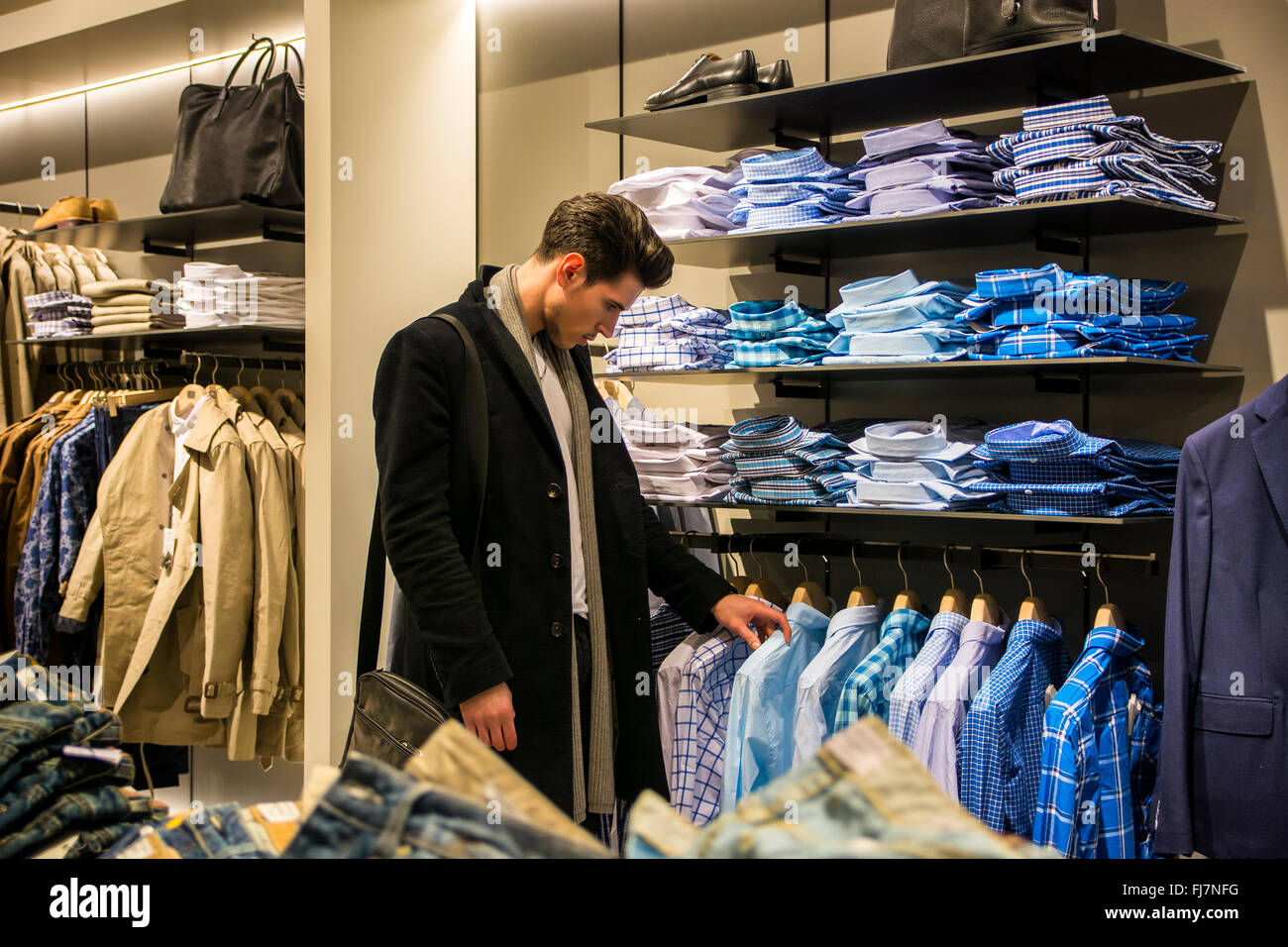 Menswear shop hi-res stock photography and images - Alamy