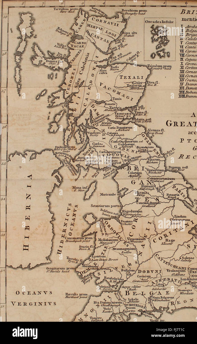 A historical account of Great Britain, focusing on its Roman invasion ...