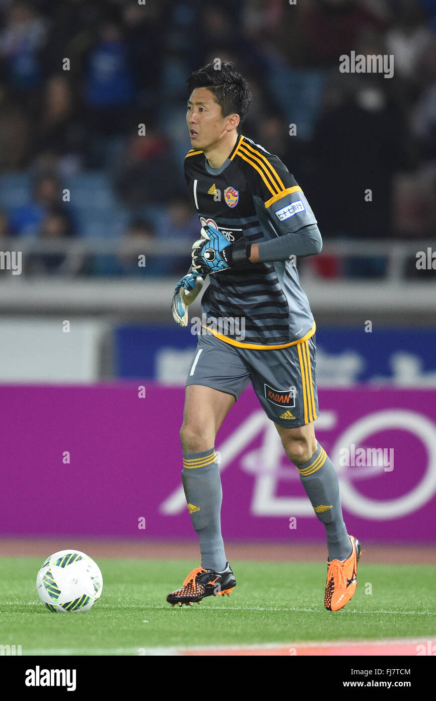 Nissan Stadium, Kanagawa, Japan. 27th Feb, 2016. Yuji Rokutan (Vegalta ...