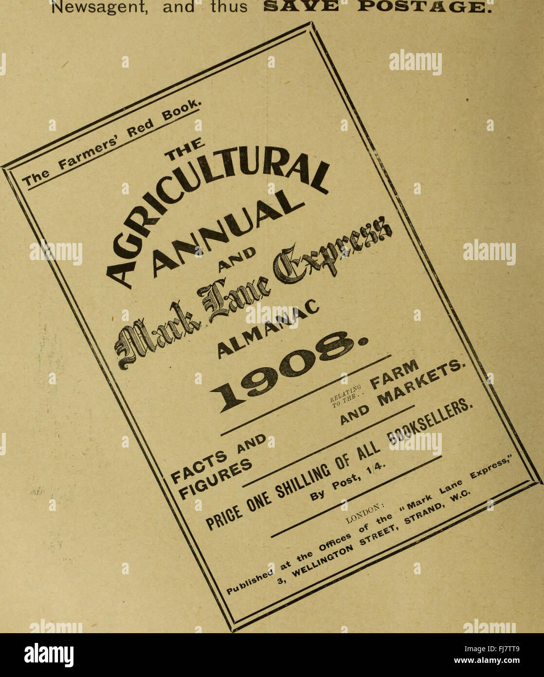 The Mark Lane express, agricultural journal &c (1907 Stock Photo - Alamy