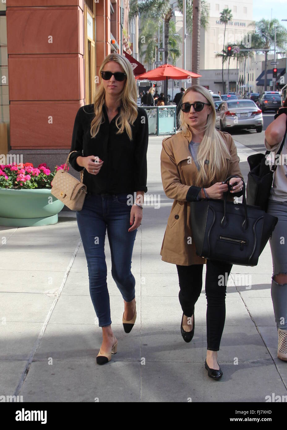 Nicky Hilton Rothschild goes shopping in Beverly Hills with a friend ...