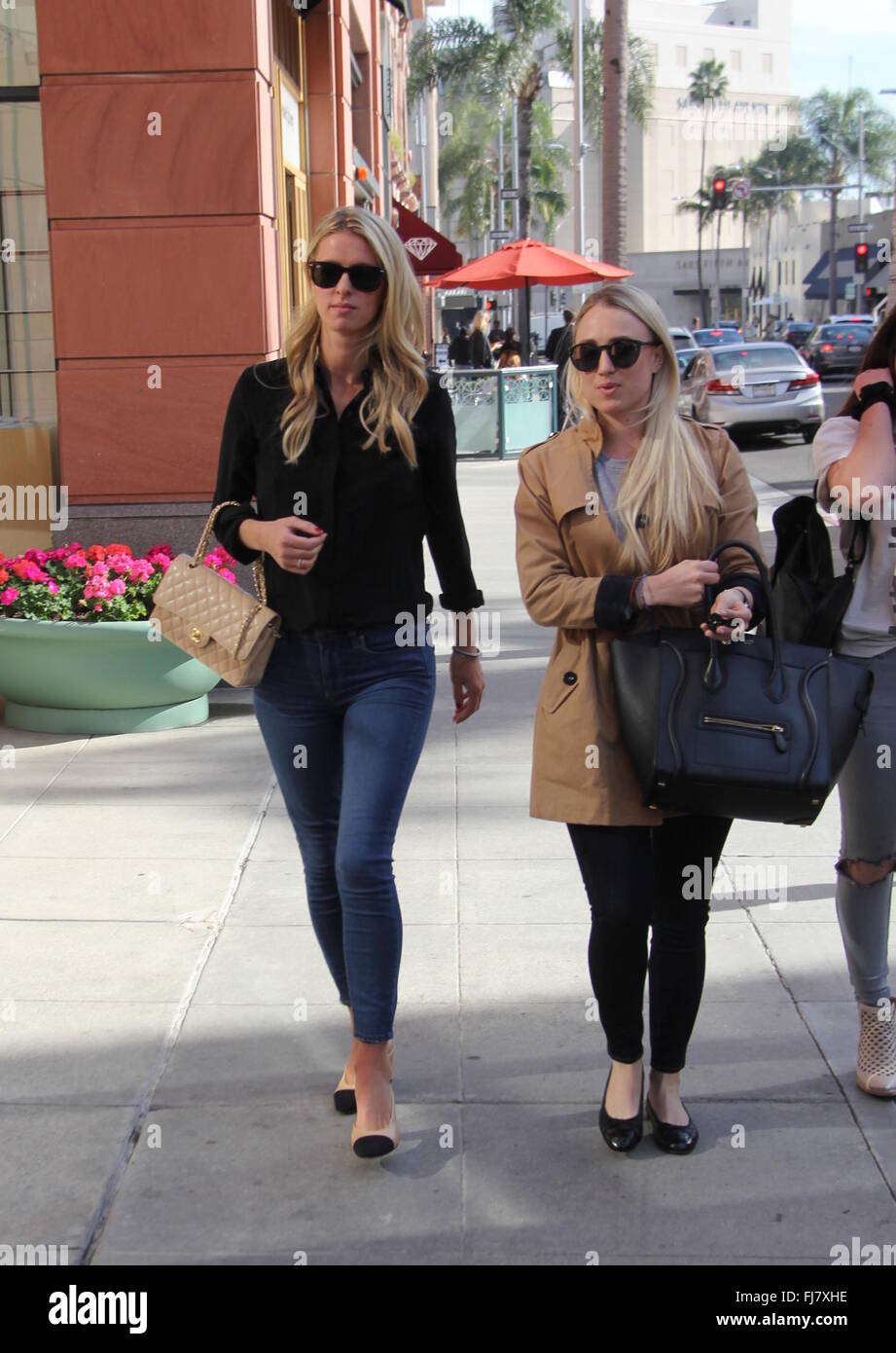 Nicky Hilton Rothschild goes shopping in Beverly Hills with a friend ...