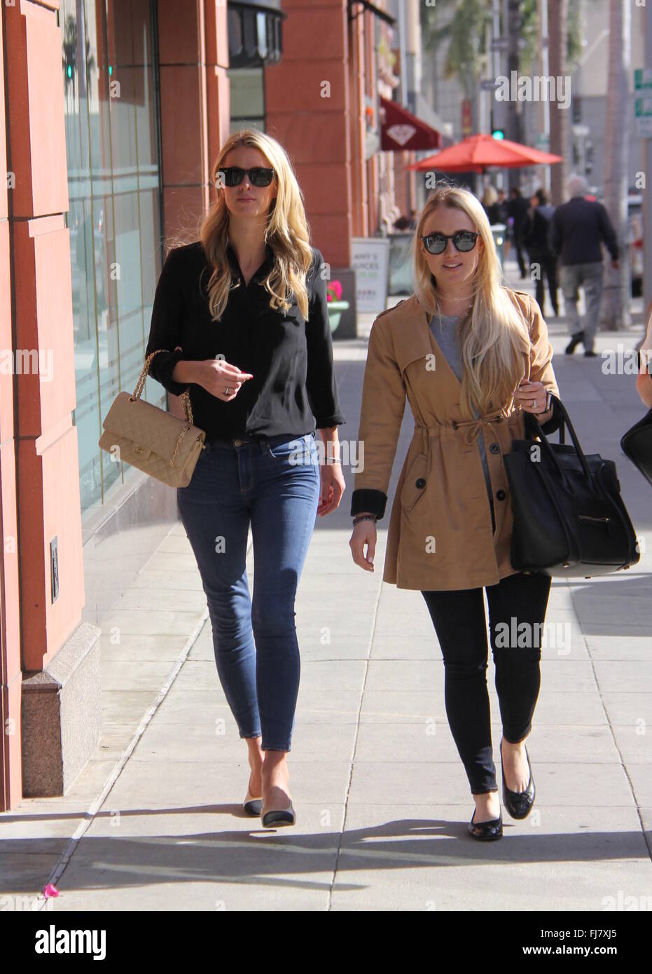Nicky Hilton Rothschild goes shopping in Beverly Hills with a friend ...