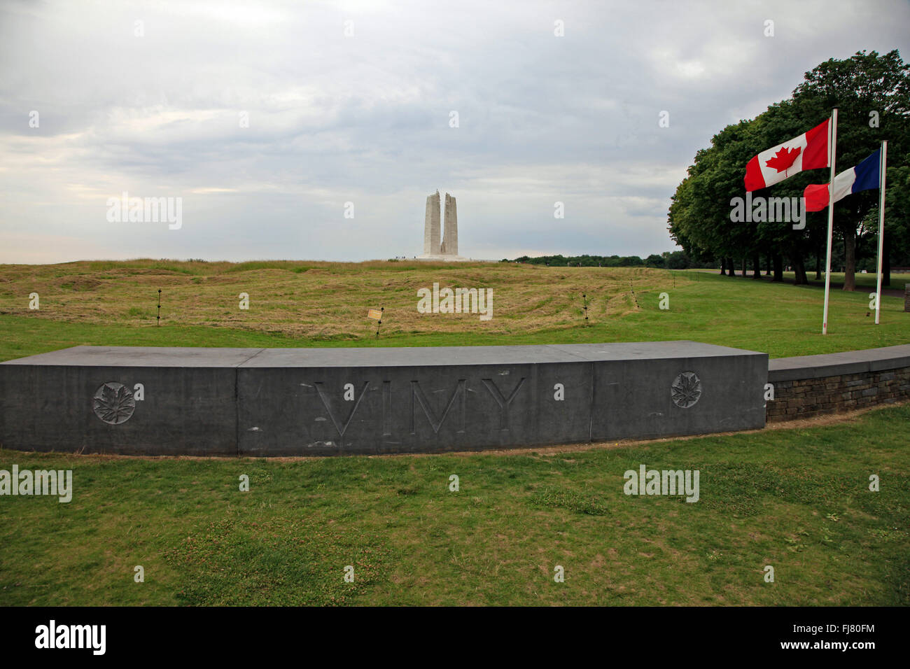 Vimy Ridge Canadian National Memorial, France Stock Photo - Alamy
