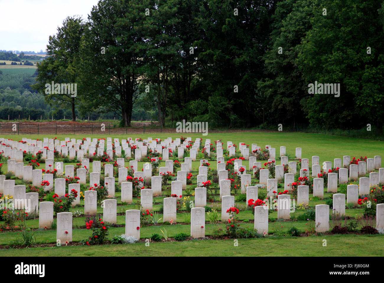Cemetery Vimy Ridge Canadian National Memorial, France Stock Photo - Alamy