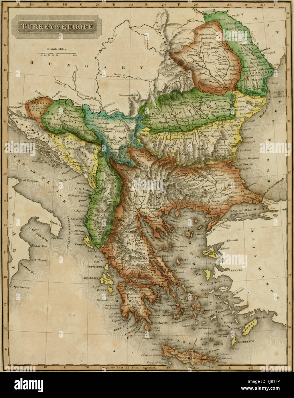 1825 world map hi-res stock photography and images - Alamy