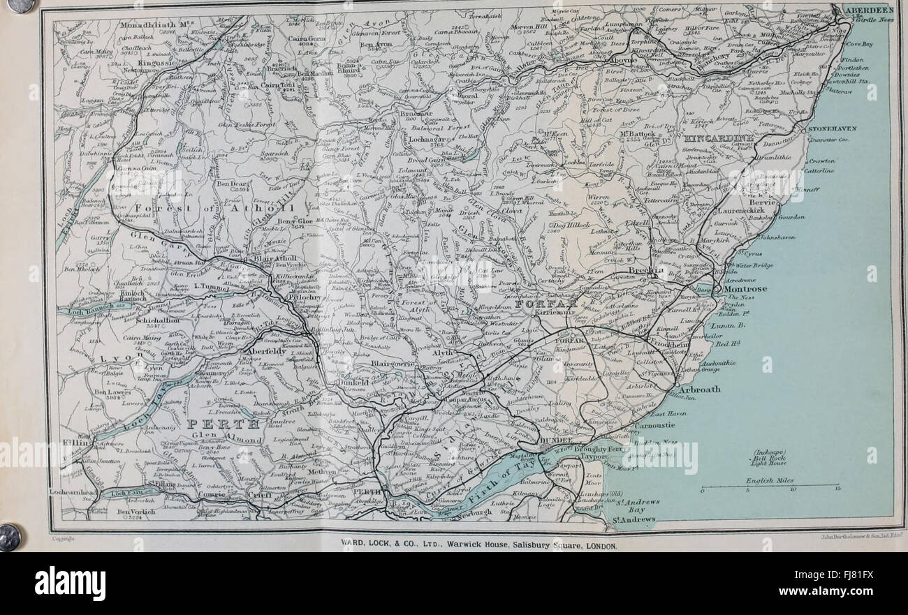 Scottish maps hi-res stock photography and images - Alamy