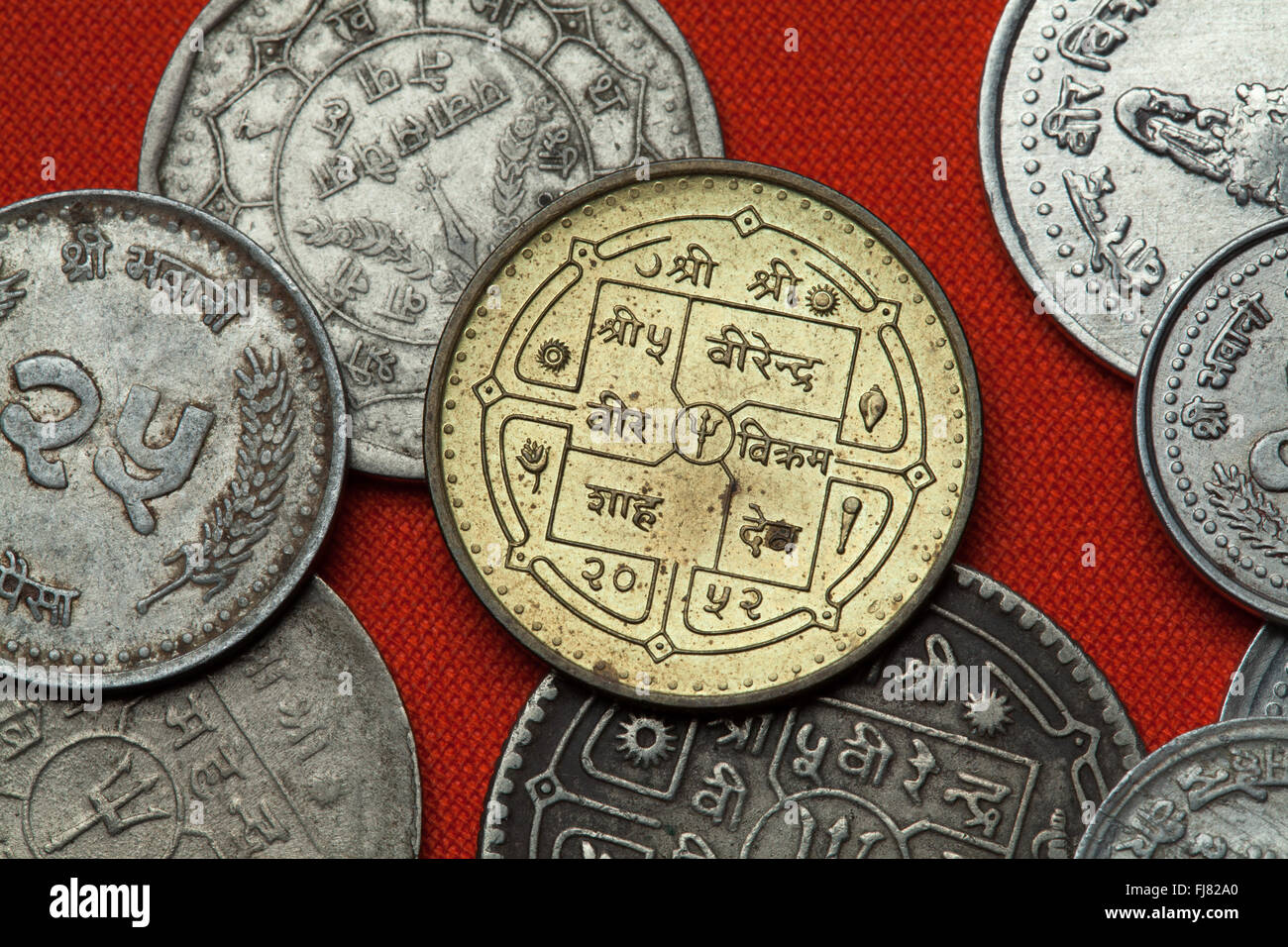 Nepal Coin Coins Currency Money High Resolution Stock Photography and ...