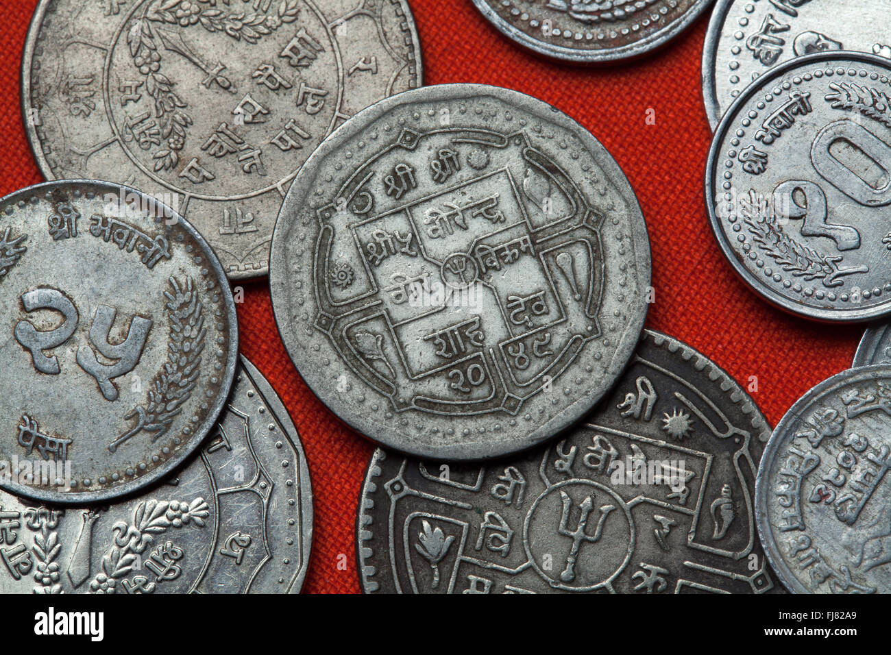 Nepal Coin Coins Currency Money High Resolution Stock Photography and ...