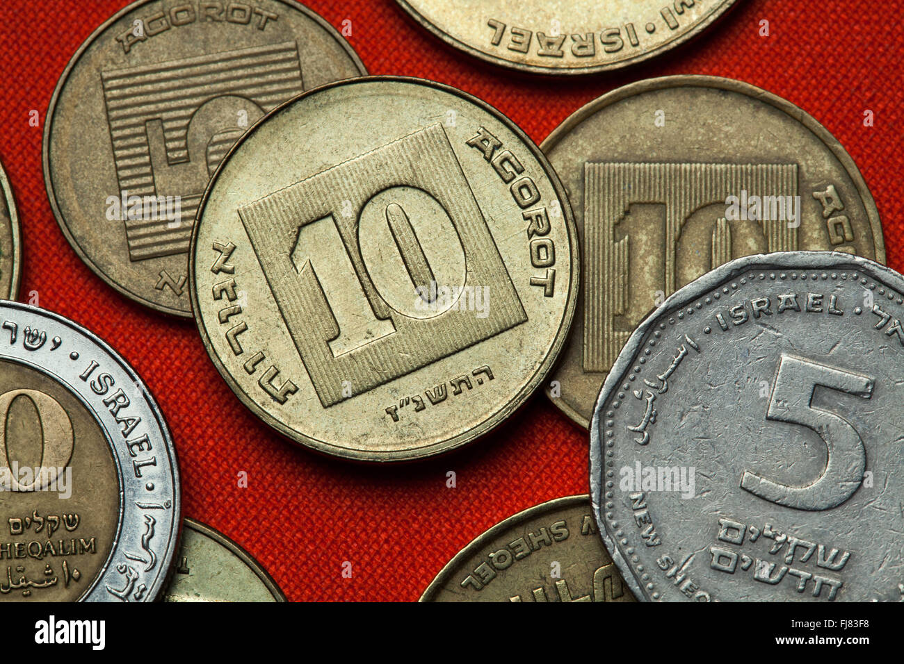 Coins of israel hi-res stock photography and images - Alamy