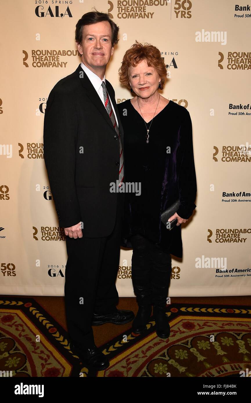 New York, NY, USA. 29th Feb, 2016. Dylan Baker, Becky Anne Baker at ...