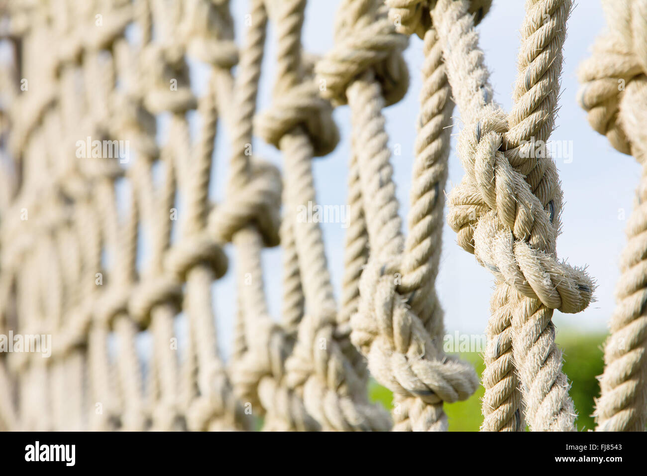 Close up of climbing ropes background Stock Photo - Alamy