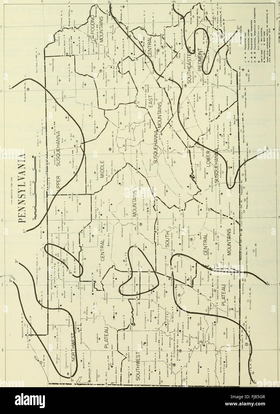 Climatological Data of Pennsylvania (1960): A Comprehensive Study Stock ...