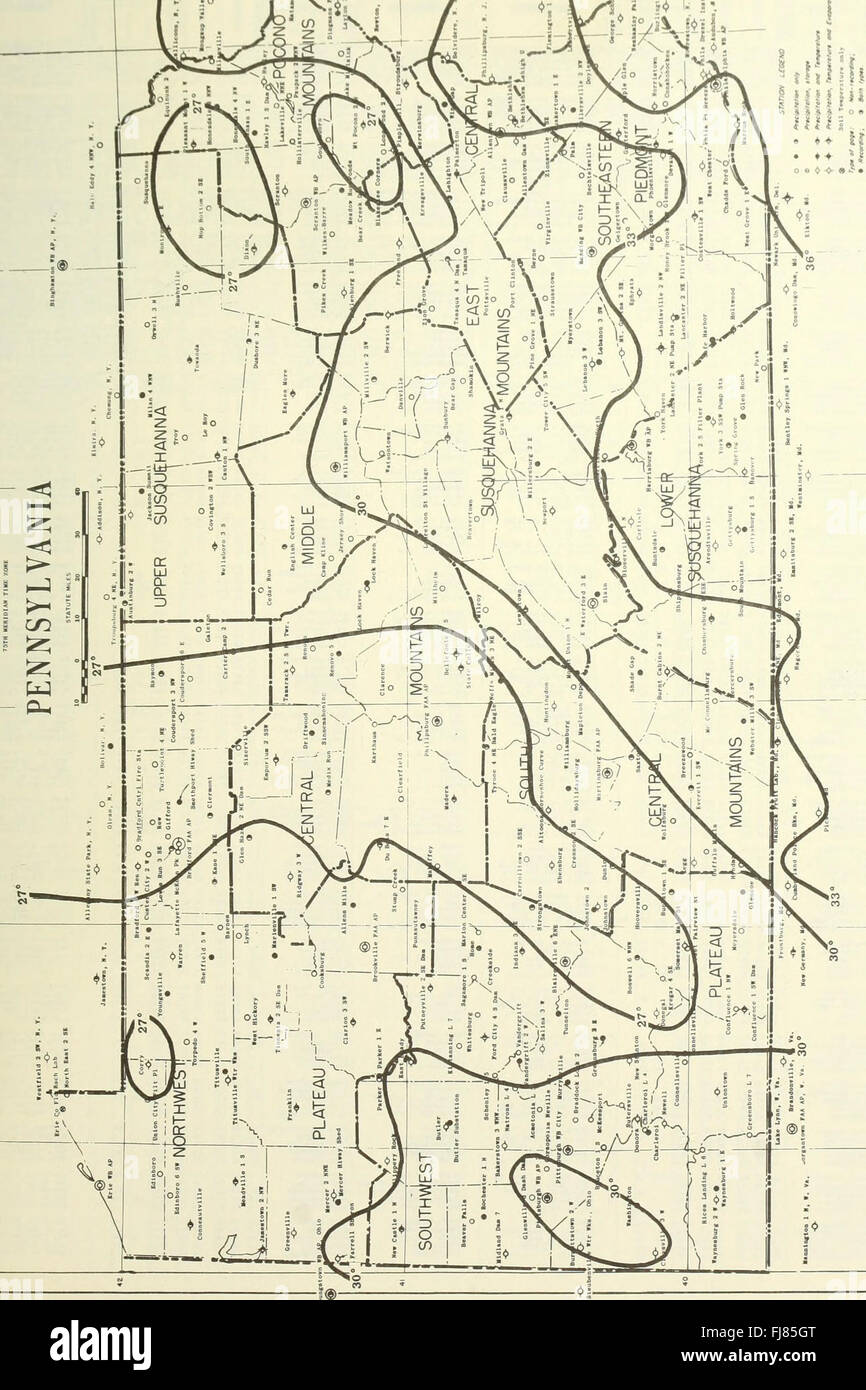 A collection of climatological data for the state of Pennsylvania in ...