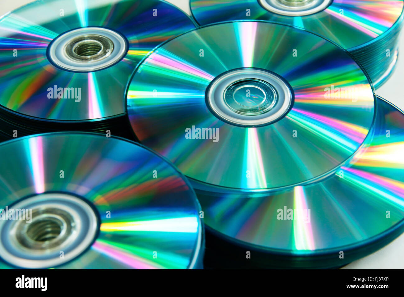 Close up CD and DVD background Stock Photo - Alamy