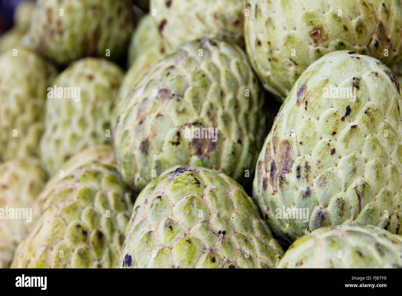 custard apple in market Stock Photo - Alamy